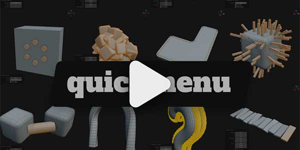 پلاگین بلندر Quick Menu | گـــــرافیکو