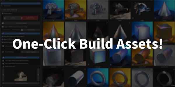 مجموعه پک بلندر Assets Library Builder V2 | گـــــرافیکو