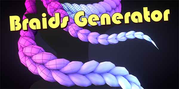 پلاگین بلندر Braids Generator | گـــــرافیکو