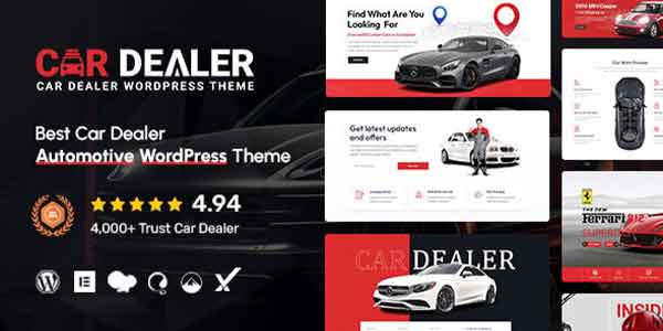 قالب وردپرس Car Dealer | گـــــرافیکو