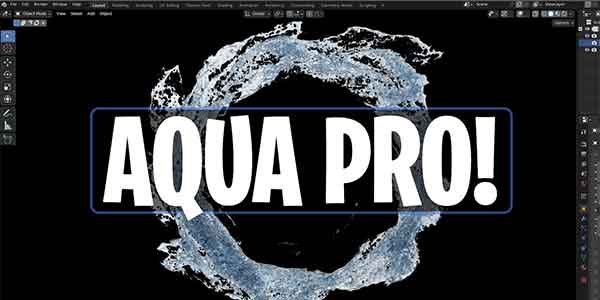 پلاگین بلندر Aqua Flow Pro | گـــــرافیکو
