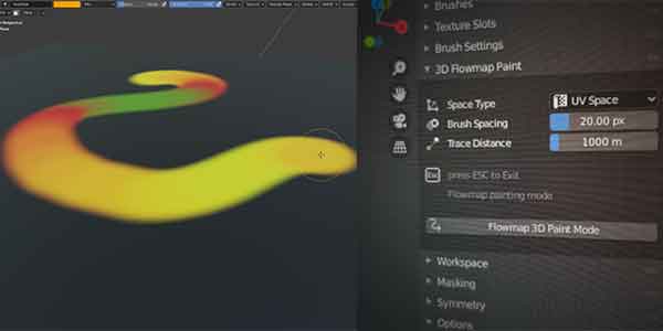 پلاگین بلندر Flow Map Painter | گـــــرافیکو